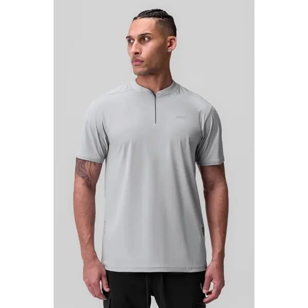 ASRV Tetra-lite Ice Zip Tee - Slate Grey