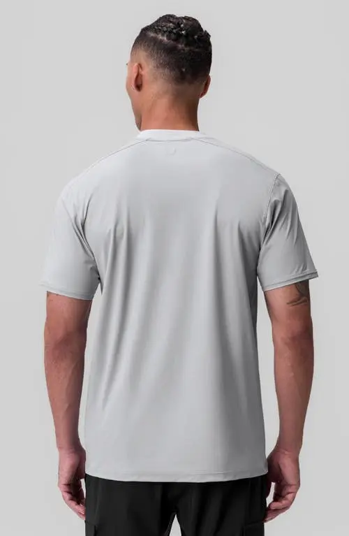 ASRV Tetra-lite Ice Zip Tee - Slate Grey