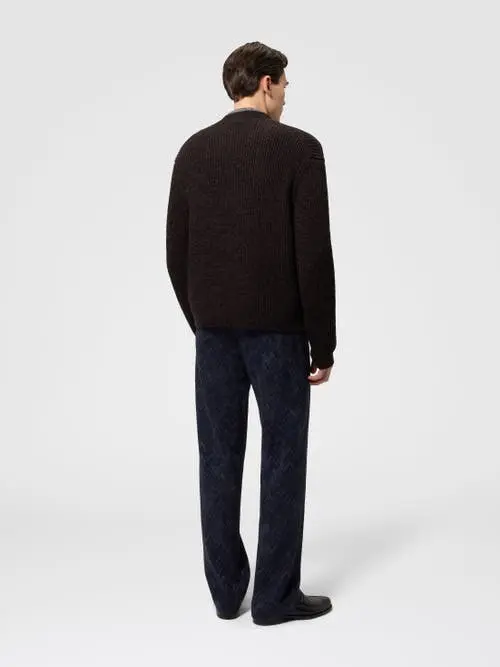 Missoni Wool And Viscose Mélange V-neck Pullover