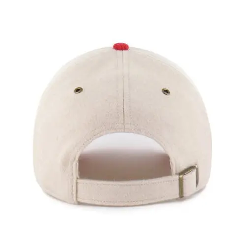 '47 Red Tampa Bay Buccaneers Rope Script Clean Up Adjustable Hat