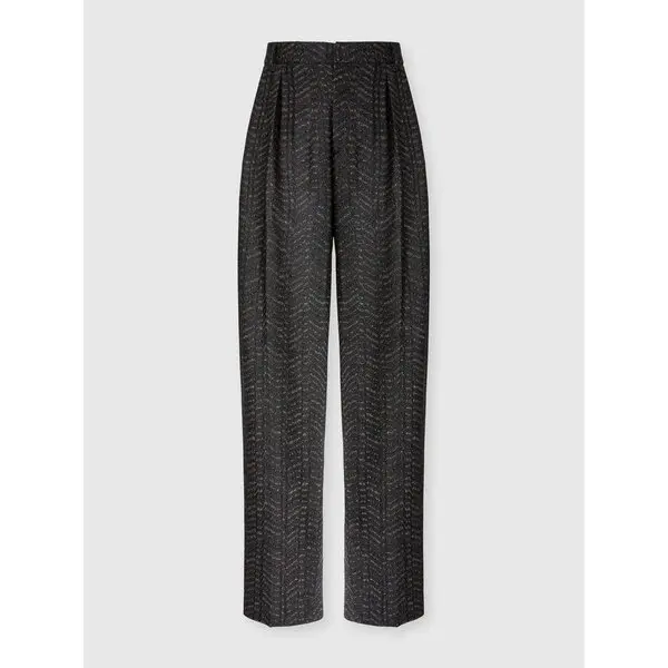 Missoni Wide-leg Pants - Grey& Silver
