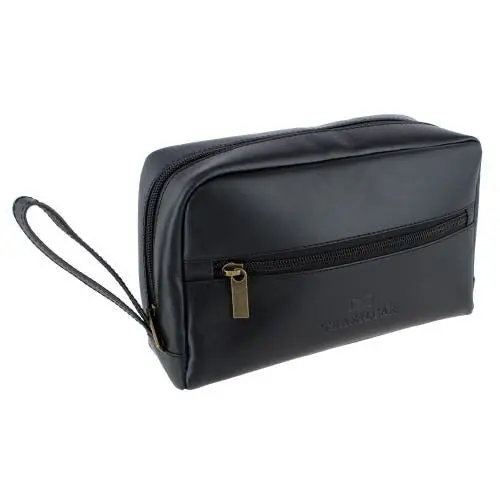 Trafalgar Henson Genuine Leather Travel & Personal Item Bag - Black