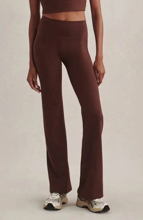 Varley Always High Waist Flare Leggings - Mahogany