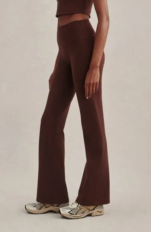 Varley Always High Waist Flare Leggings - Mahogany
