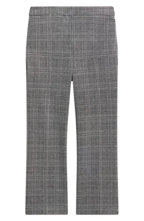 Theory Glen Plaid Ankle Kick Pants
