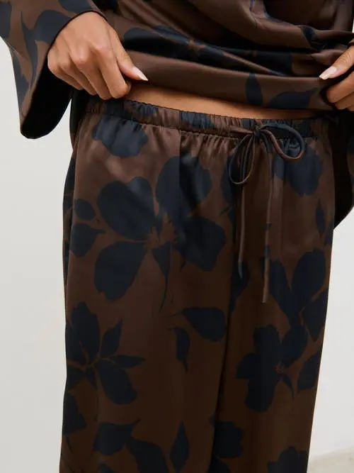 PRETTY LAVISH Bobbi Drawstring Wide Leg Trouser