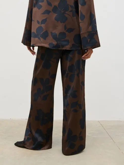PRETTY LAVISH Bobbi Drawstring Wide Leg Trouser