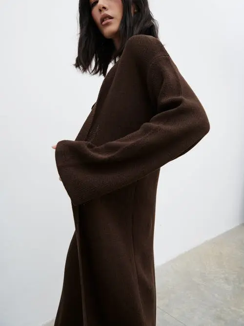 PRETTY LAVISH Dora Maxi Knit Cardigan