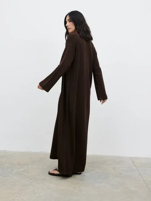PRETTY LAVISH Dora Maxi Knit Cardigan