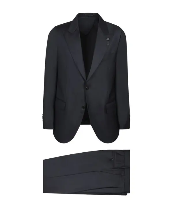 LARDINI Single Breasted Two-piece Tailored Suit