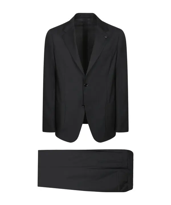 LARDINI Single Breasted Two-piece Tailored Suit