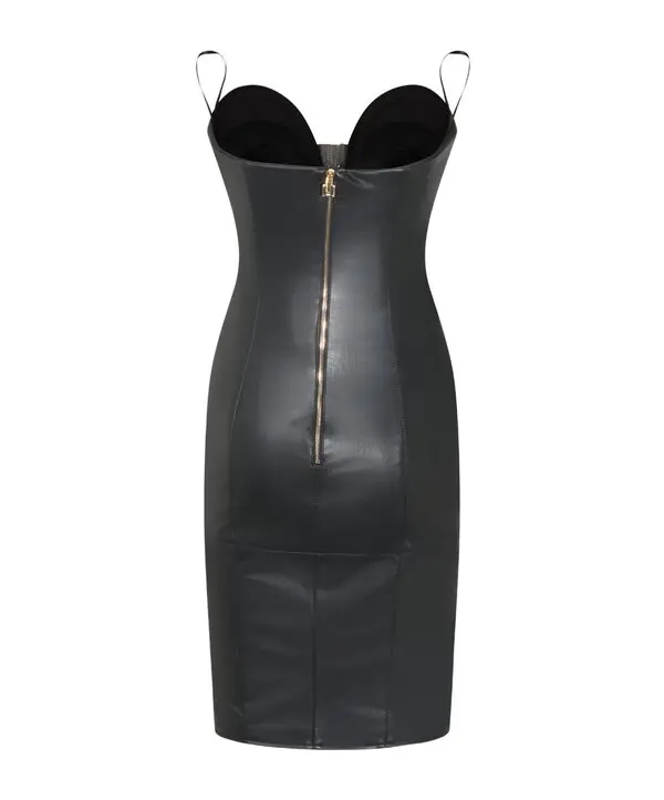 Elisabetta Franchi Strapless Zipped Dress