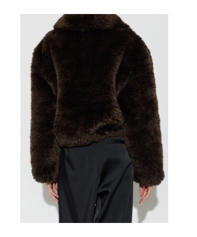 STAND STUDIO Aya Faux Fur Jacket