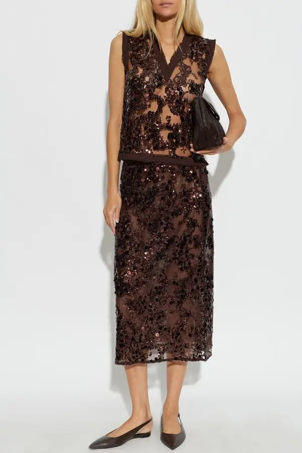 Baum Und Pferdgarten Shania Sequin Midi Skirt