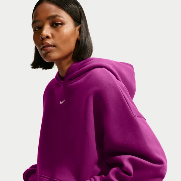Nike Studio Fleece Medium Weight Oversized Pullover Hoodie