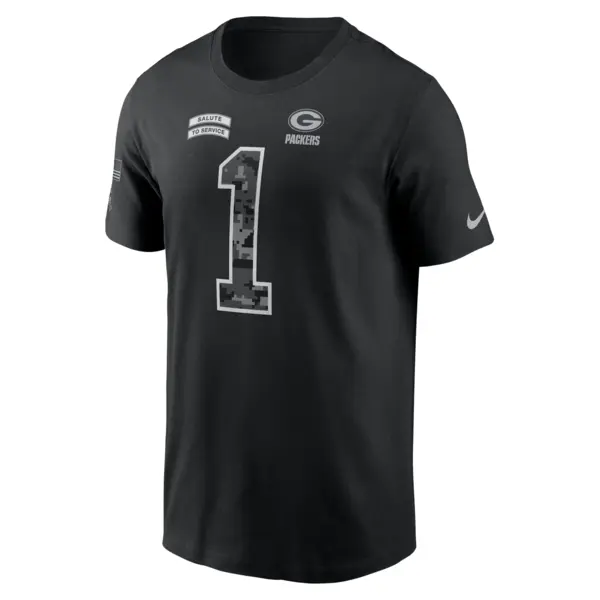 Nike Micah Parsons Green Bay Packers Salute To Service Nfl T-shirt - Black