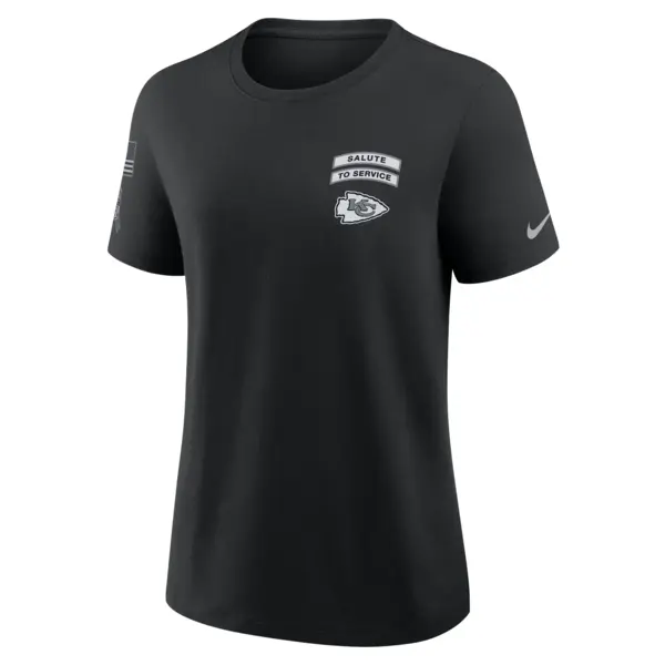 Nike Kansas City Chiefs Salute To Service Nfl T-shirt - Black
