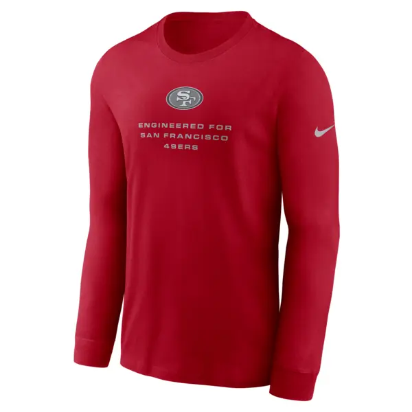 Nike San Francisco 49ers Team Issue Dri-fit Nfl Long-sleeve T-shirt - Red