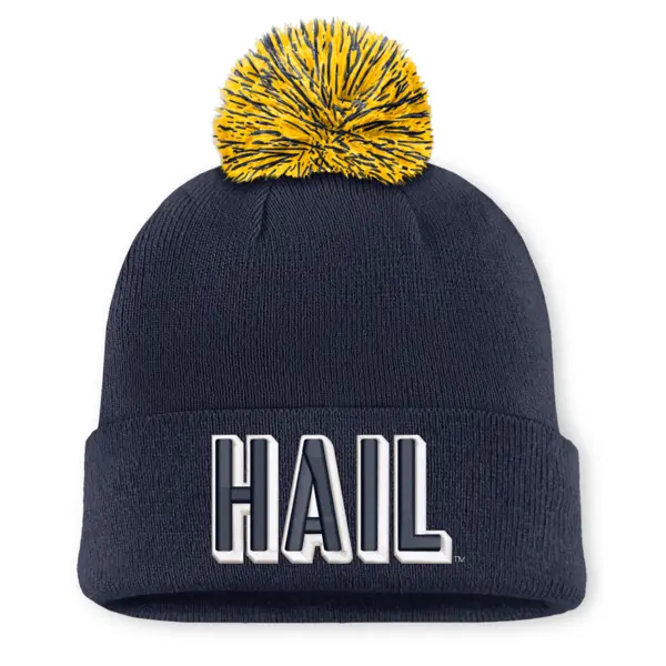 Nike Michigan Peak College Cuffed Beanie - Blue