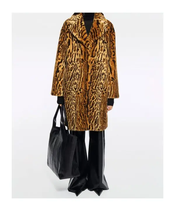 STAND STUDIO Leopard Print Coat