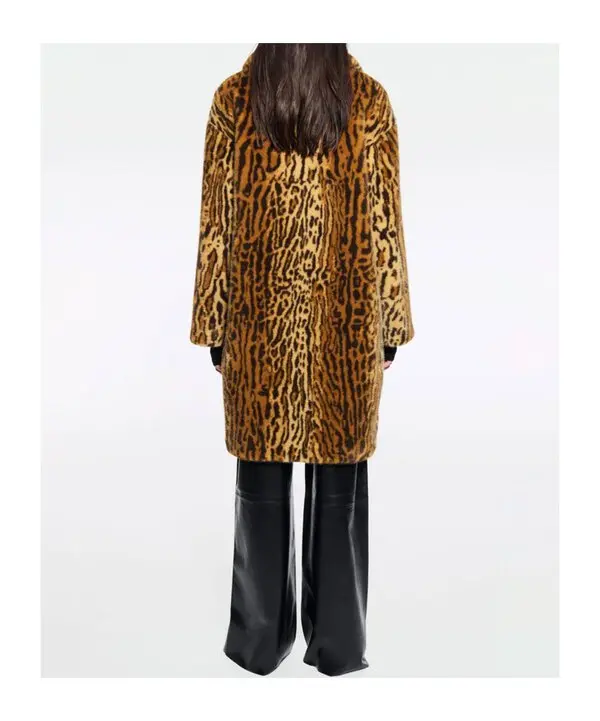 STAND STUDIO Leopard Print Coat