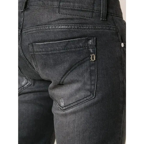 DONDUP Faded-detail Denim Trousers - Grey