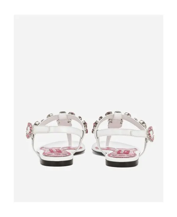Dolce & Gabbana Dolce Gabbana Embellished Thong Sandals