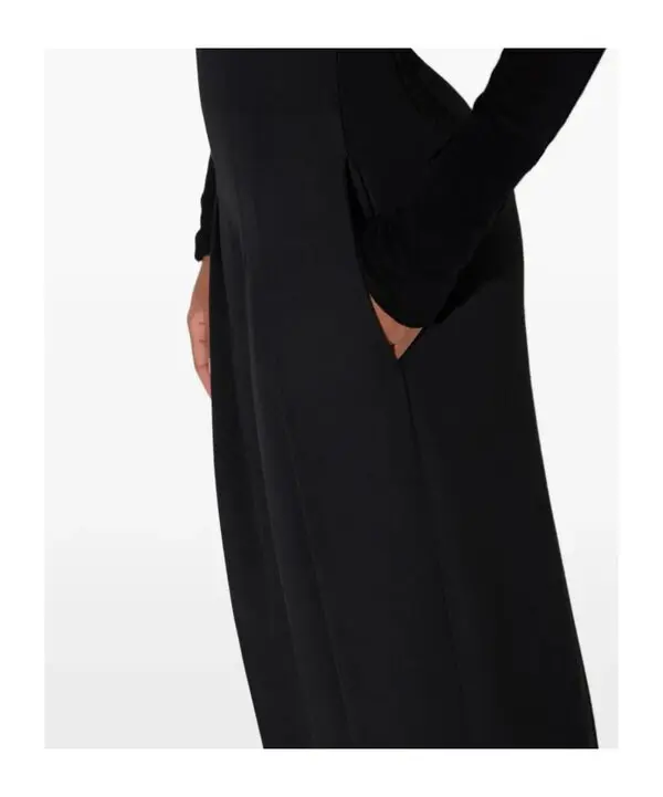 Elisabetta Franchi Flowing Gabardine Trousers