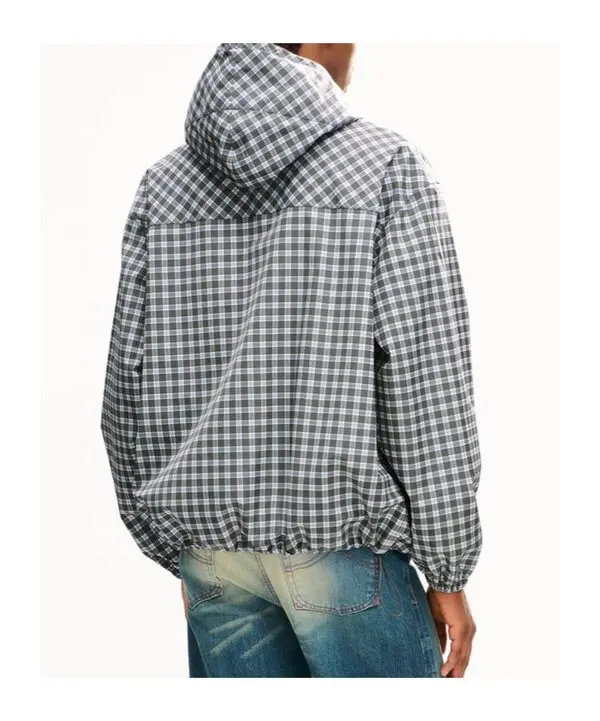 Kenzo Checks' Windbreaker In Recycled Polyester