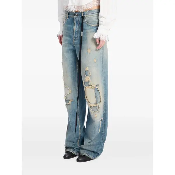 ANN DEMEULEMEESTER Straight-leg Jeans