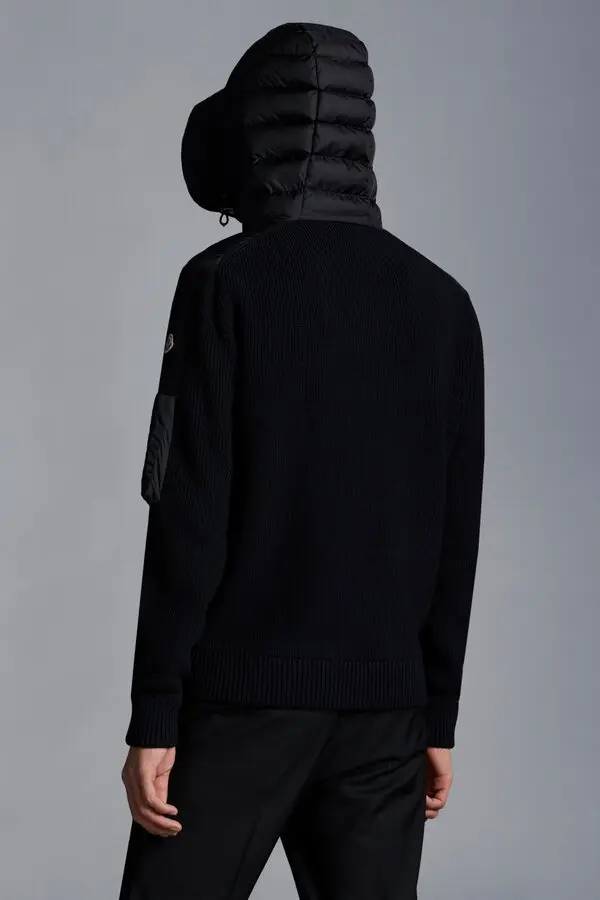 Moncler Padded Wool Hoodie