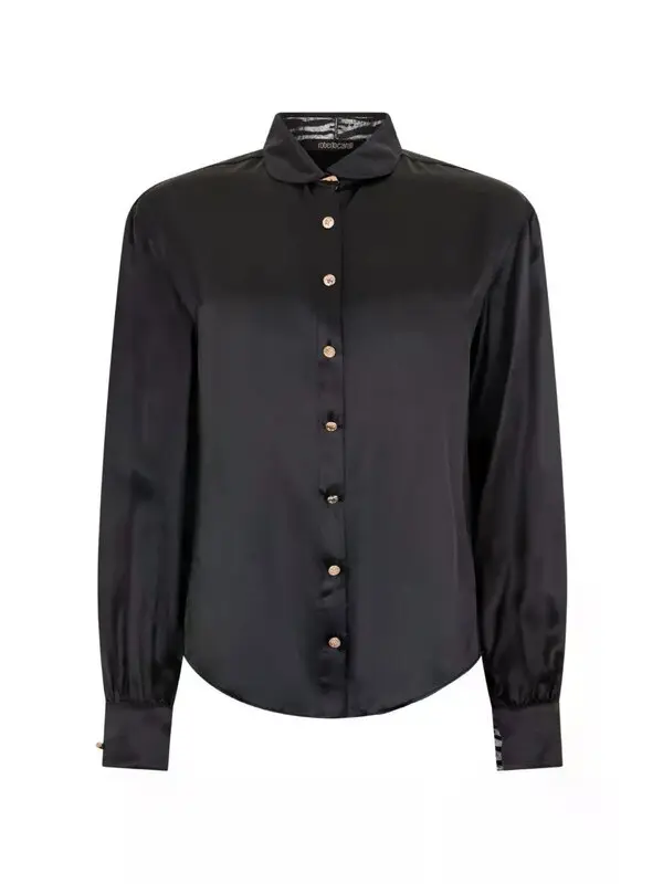 Roberto Cavalli Silk Button-down Shirt