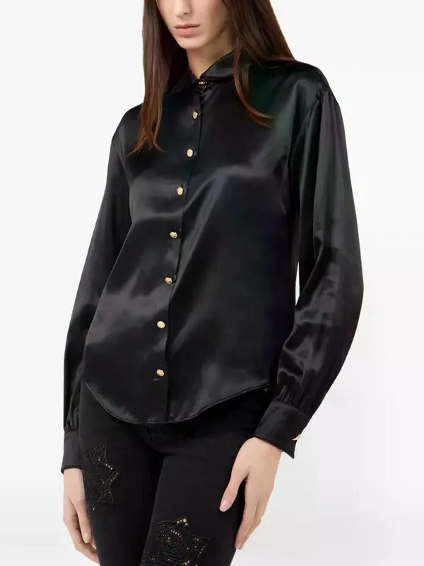 Roberto Cavalli Silk Button-down Shirt