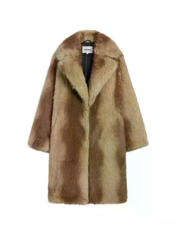 Apparis Steffi Faux-fur Coat - Neutrals