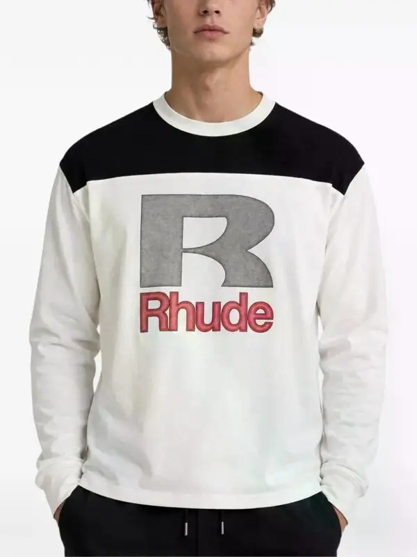 Rhude Racing Panel Long-sleeve T-shirt