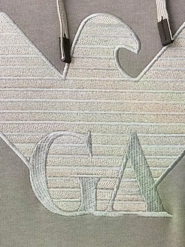 Emporio Armani Logo-embroidered Hoodie