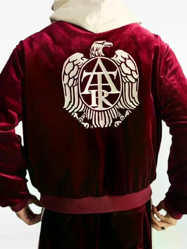 RtA Rei Crest-motif Bomber Jacket