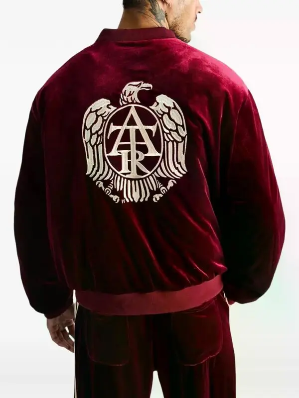 RtA Rei Crest-motif Bomber Jacket