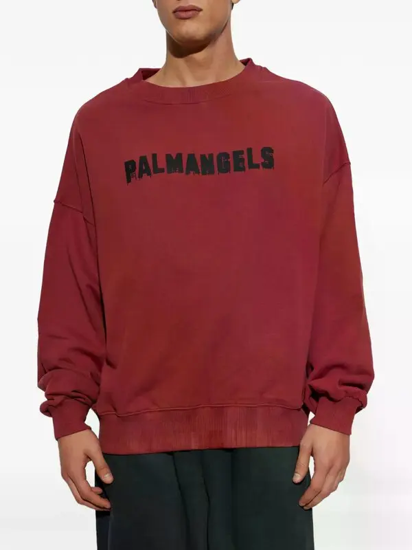 Palm Angels Palm Hills Logo-print Sweatshirt