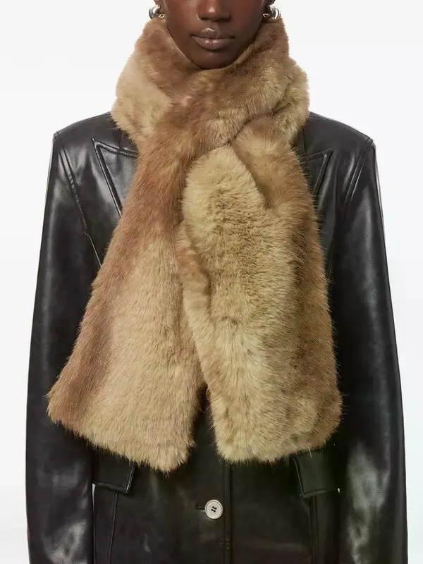 Apparis Kai Faux-fur Scarf - Neutrals