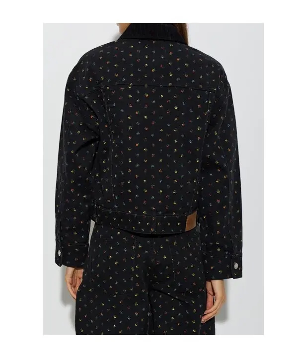 Baum Und Pferdgarten Bille Printed Denim Jacket