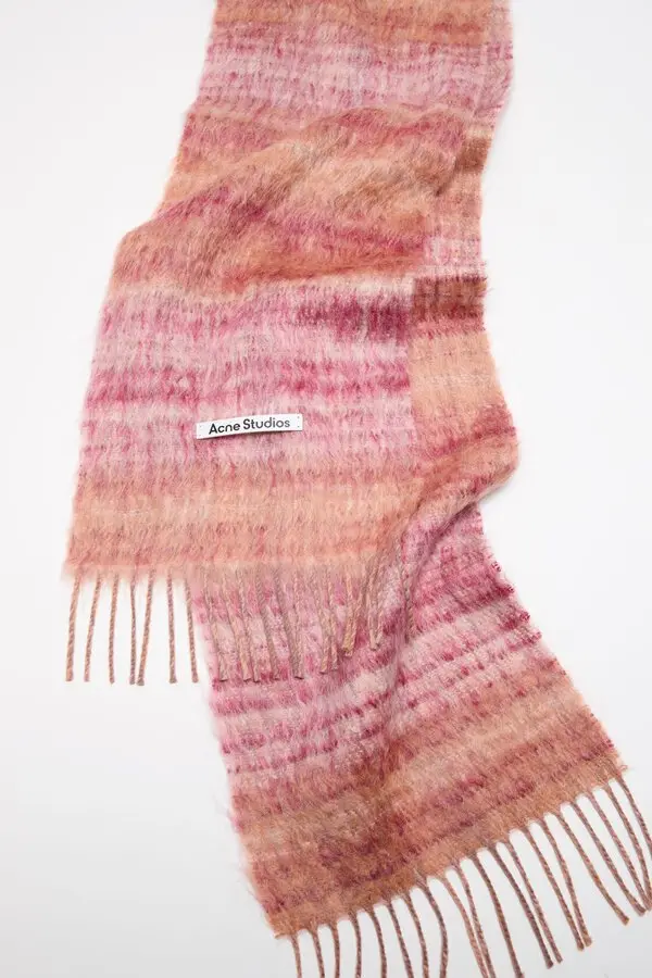 Acne Studios Fringed Mohair Scarf