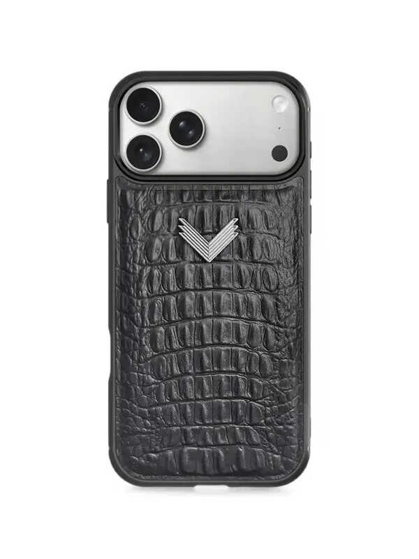 VELANTE Alligator-effect Leather Iphone 18 Pro Max Phone Case