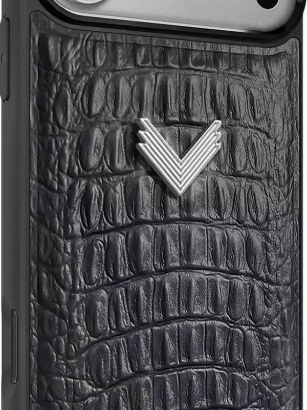 VELANTE Alligator-effect Leather Iphone 18 Pro Max Phone Case