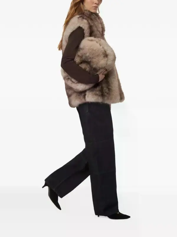 Apparis Jumbo Noor Faux-fur Clutch Bag