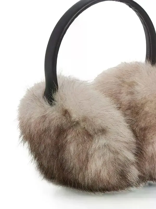 Apparis Esme Faux-fur Ear Muffs - Grey