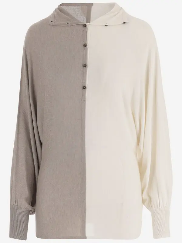 Jacquemus Diamond Patterned Knitted Polo Shirt