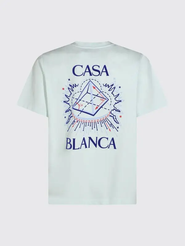 Casablanca Graphic And Logo Print Cotton Crewneck T-shirt