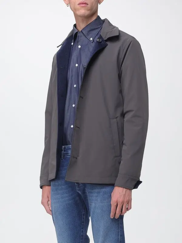Luciano Barbera Reversible Wool And Cashmere Shirt Jacket - Blue