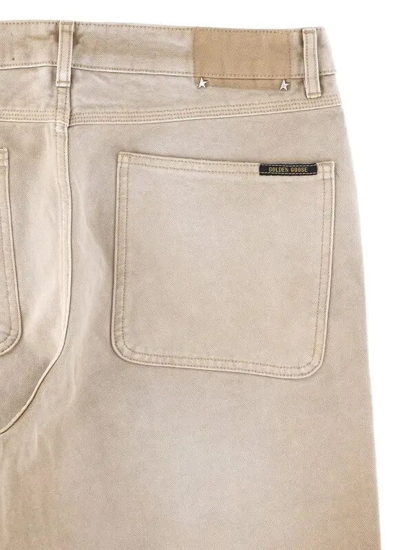 GOLDEN GOOSE Jeans Con Dettaglio Check